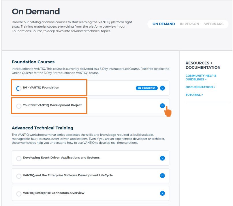 Community Help - Vantiq Community